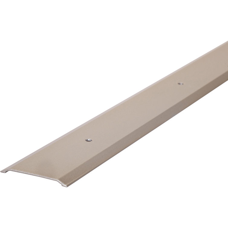 M-D Building Products Metal 1.75'' W x 36'' L Threshold / End Cap in Satin Nickel | Wayfair